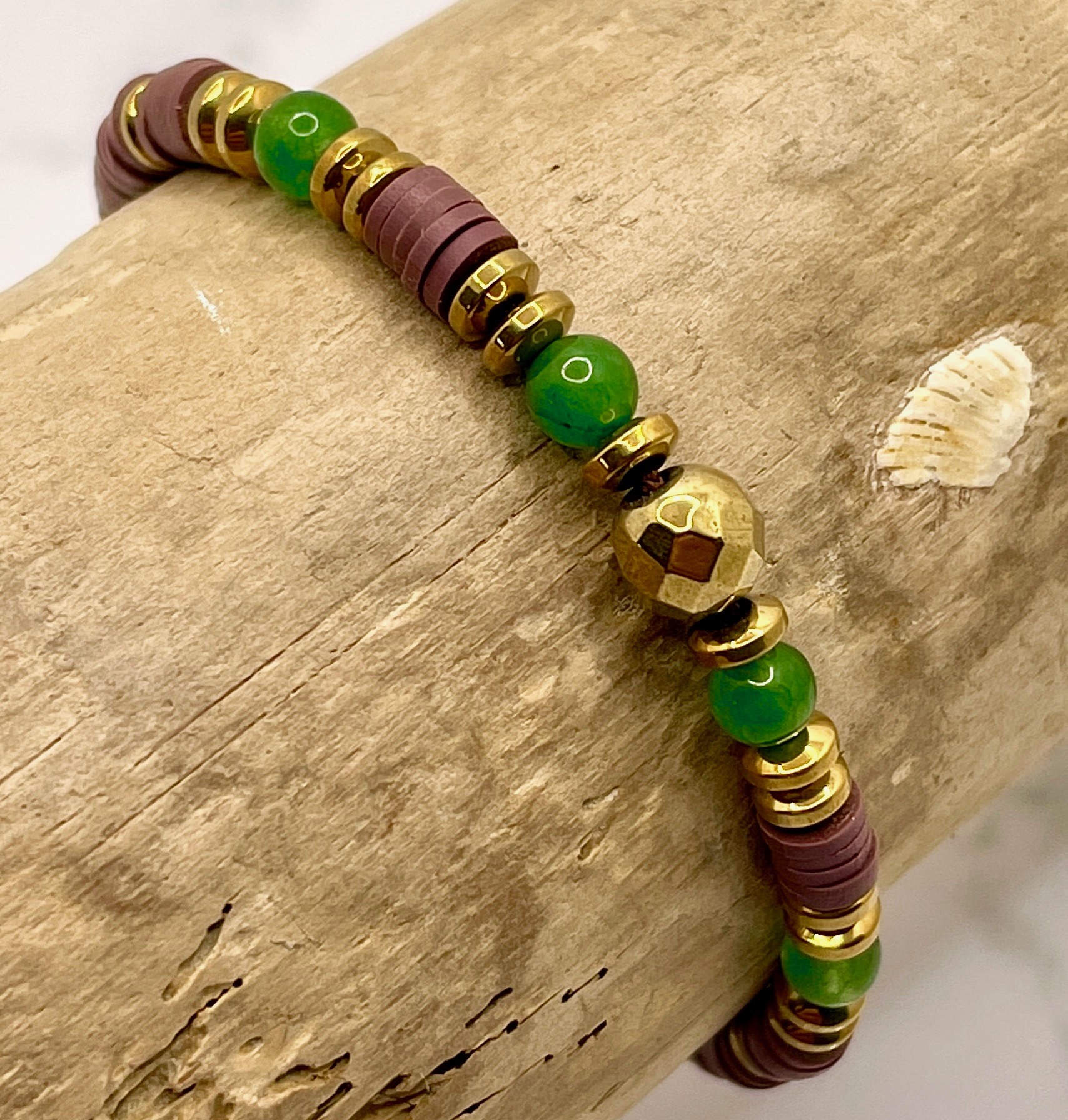 Jannah - Bracelet perles naturelles - Les malices de Sam