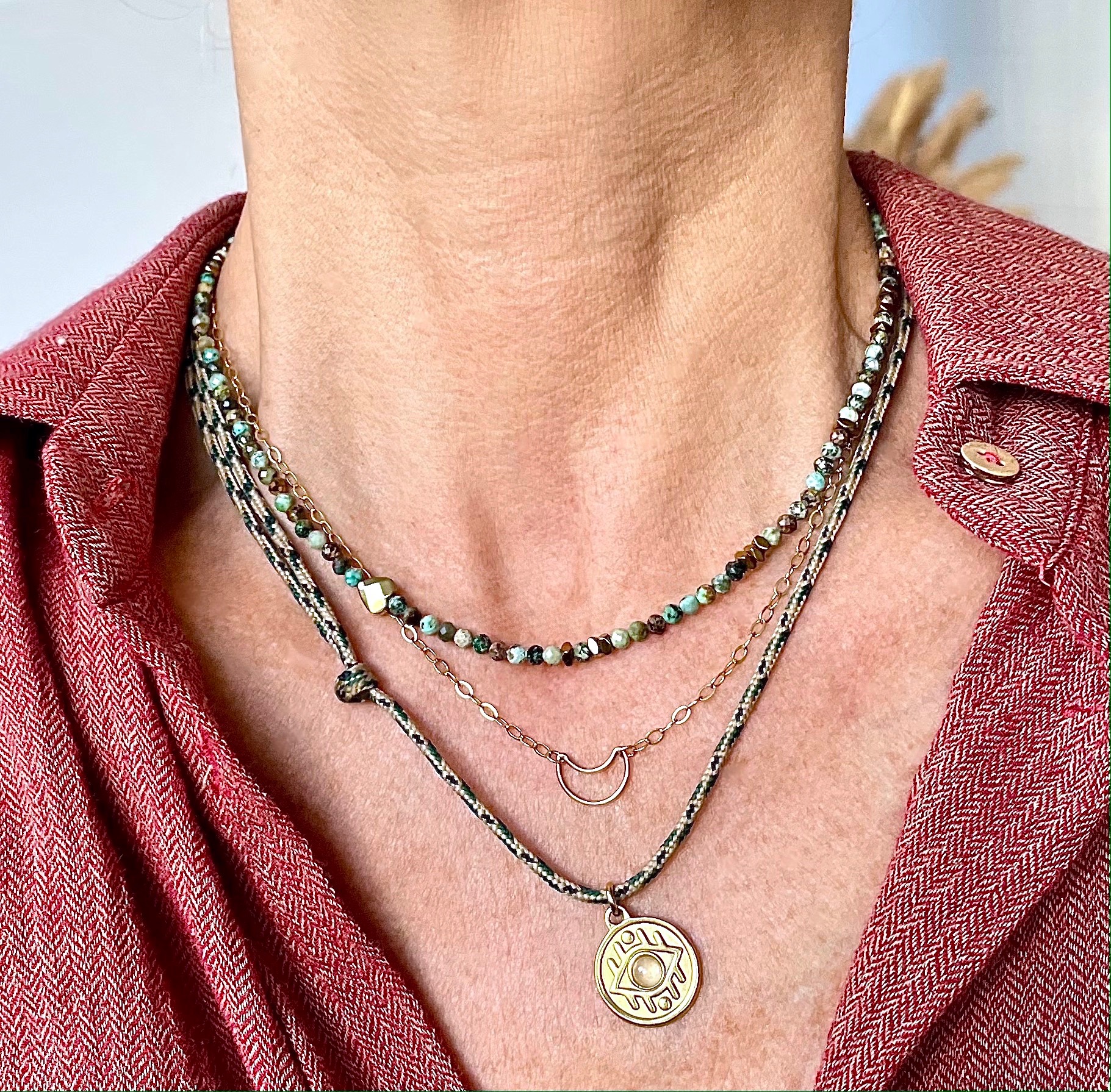 Nour - Collier perles naturelles - Les malices de Sam