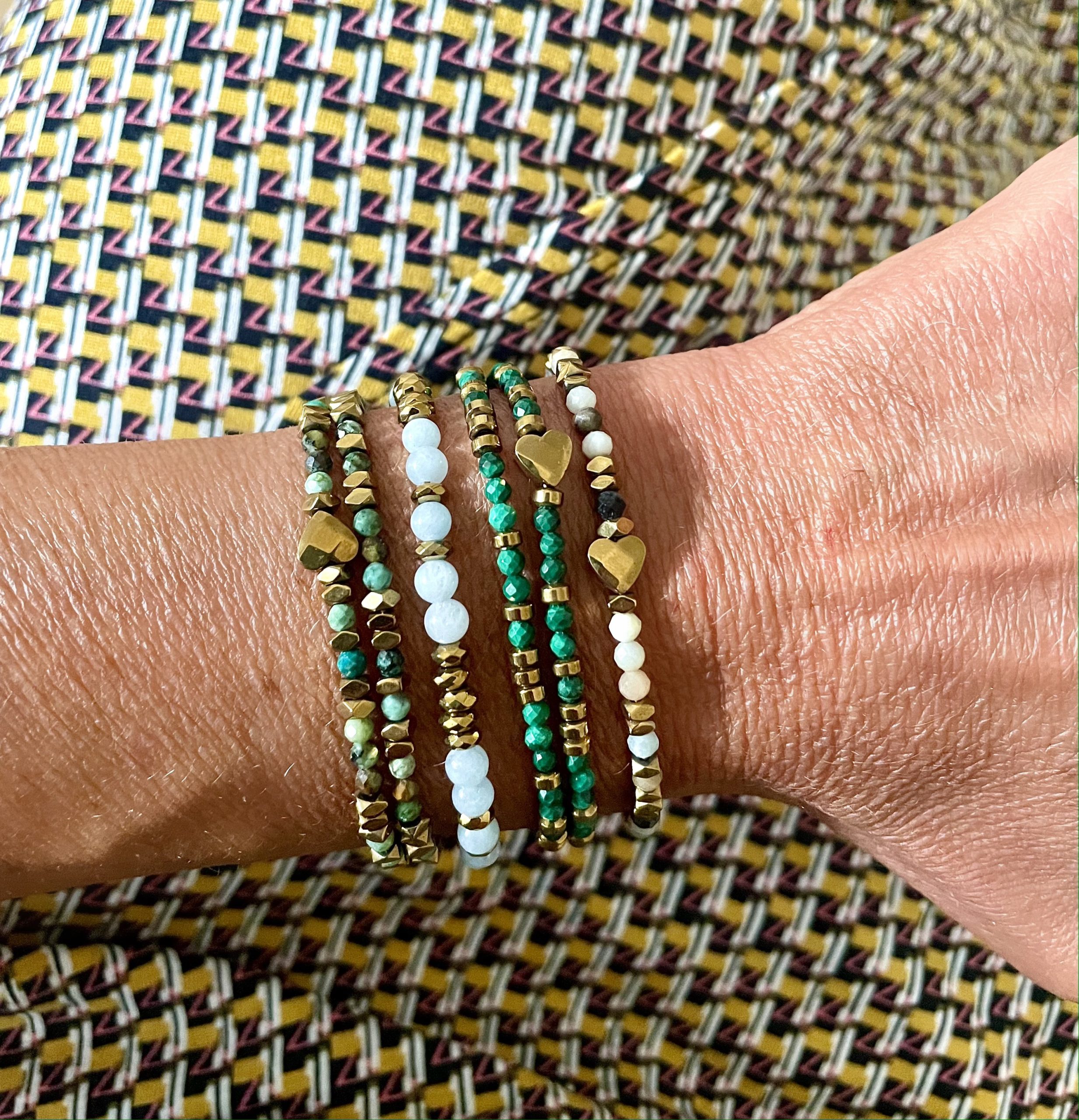 Nadja - Bracelet perles naturelles - Les malices de Sam